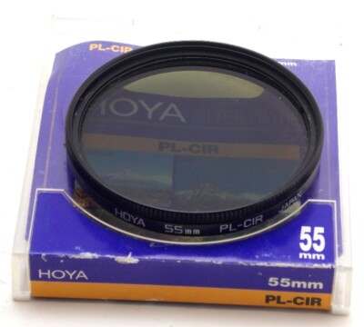 Vintage Hoya PL-CIR 55mm Filter in Original Hard Plastic Case Made in ...