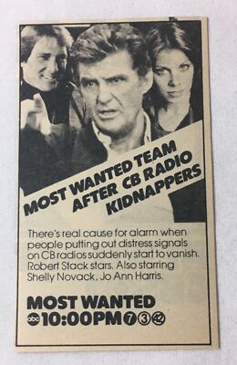 1976 ABC tv ad~ MOST WANTED team after CB radio kidnappers | eBay