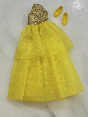 Vintage Dawn Topper Doll GOLD GLOW Outfit Dress Shoes | eBay