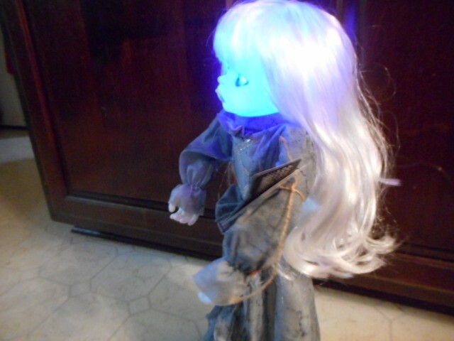 Haunted Doll 20” Talking Halloween Animatronic Sound Activated Creepy ...