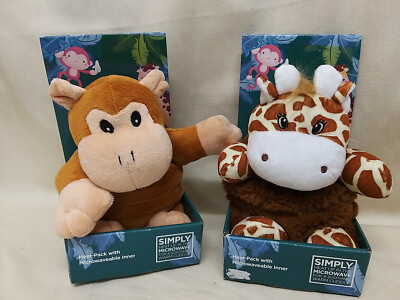 Christmas Presents for Kids - Cute Giraffe and Monkey Heat Packs Plush ...