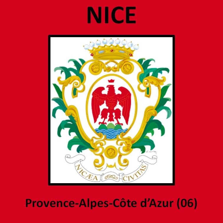 MAGNET - BLASON / COAT OF ARMS - NICE - ALPES-COTE D'AZUR (06) - FRANCE ...