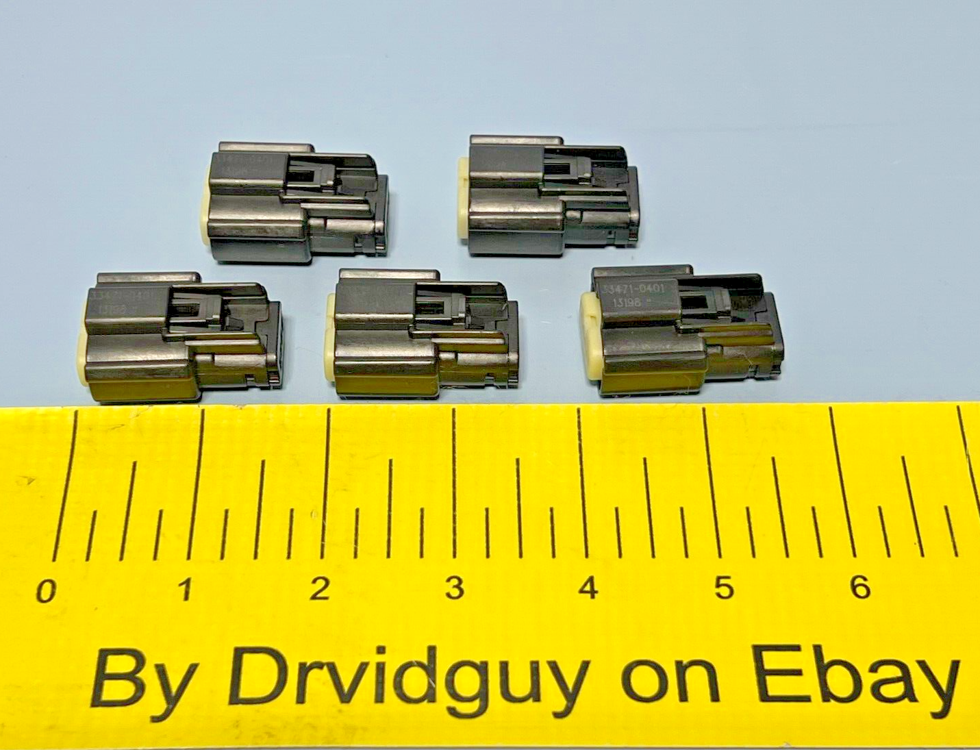 Molex 33471-0401 Sealed Female Connector Single Row 4 Circuits QTY 5 334710401 | Black