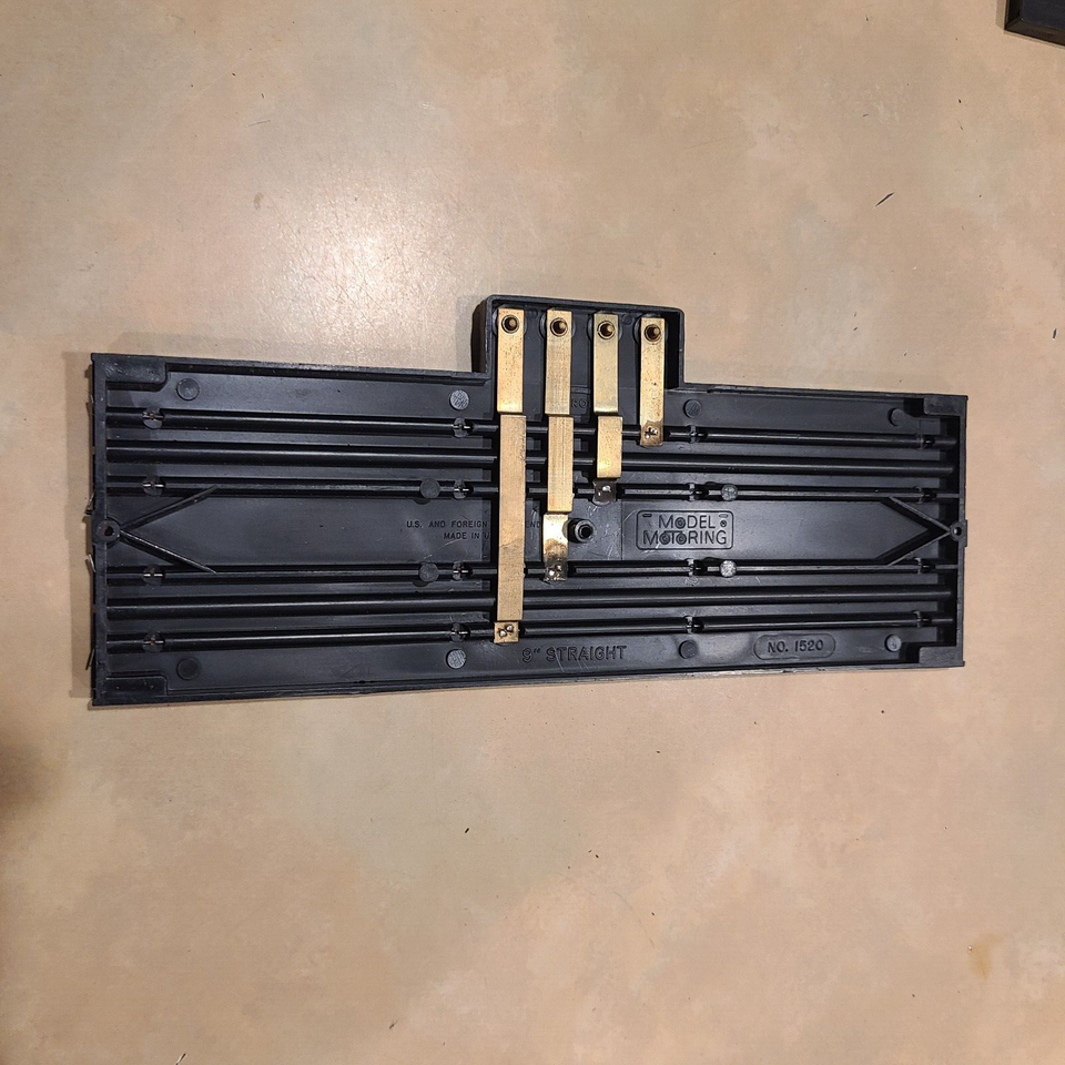 AURORA HO Model Motoring 9 inch Straight Slot Car Terminal track #1520 ...