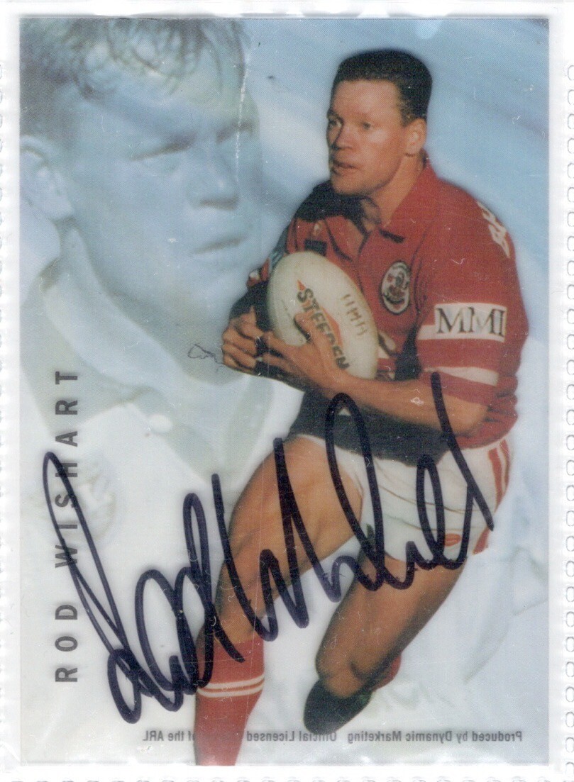 🔥 1996 DYNAMIC ACETATE SIGNED CARD ROD WISHART #A2 🔥 | eBay