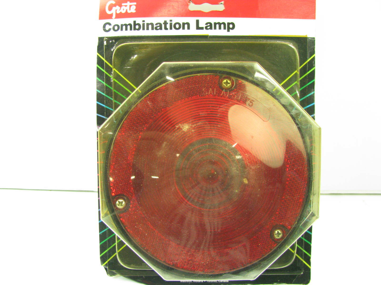 Grote 50532-5 4" Round Combination Side Marker Light Lamp W/ Reflector ...