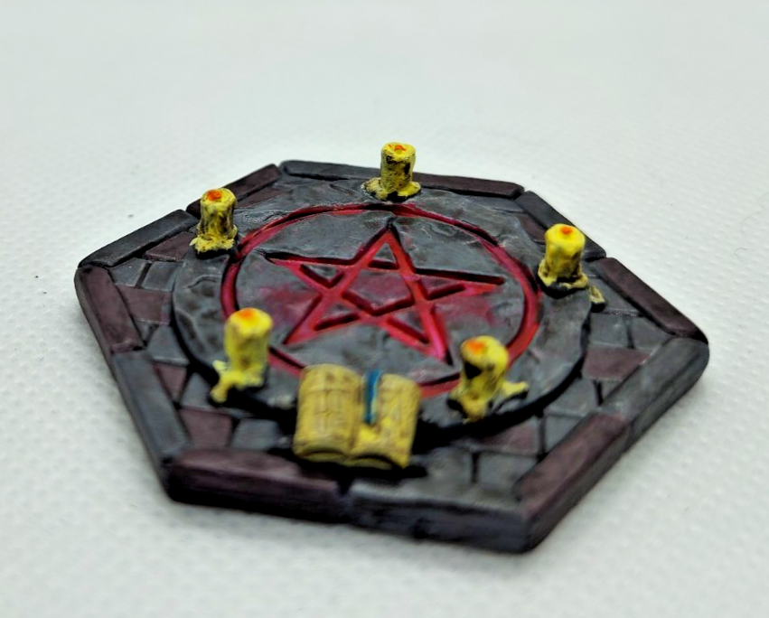 cult pentagram dnd terrain cultist summoning circle ttrpg d&d hand ...