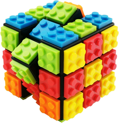 Speed Magic Cube 3X3 | Puzzle Brain Teaser Magic Cube with Base Cube ...