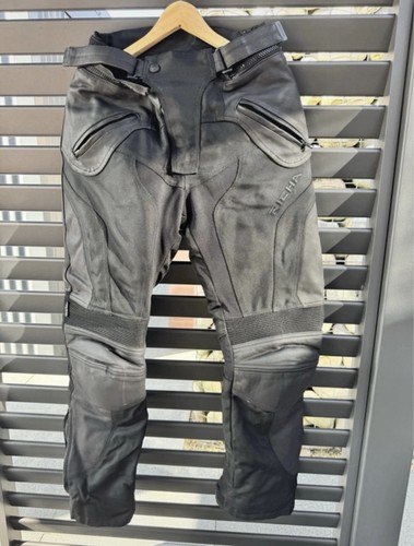 Richa Leather and Textile Motorcycle Trousers Size M Short Leg Black ...