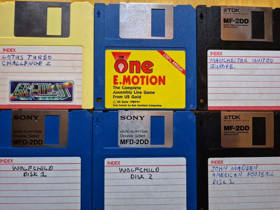 Mix Joblot Of Vintage AMIGA - 2DD Floppy Disks - Untested | eBay UK