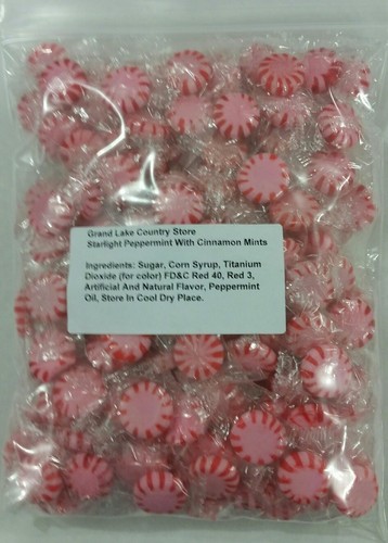 Starlight Peppermint With Cinnamon 2 Lbs Bulk Hard Candy Discs ...