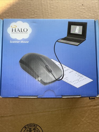Halo Scanner Mouse New In Original Box Software Disk Manual Purple ...