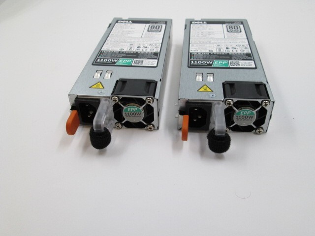 Lot of 2 Dell 1100W Power Supply Y26KX | 80 Plus Platinum EPP PSU R740 ...