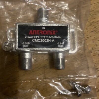 IN-ANTRONIX 2-Way Splitter 5-1002 MHZ CMC2002H-A 3.5DB Out -3.5DB | eBay