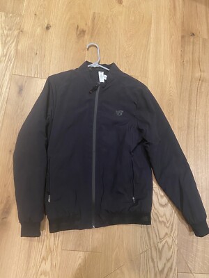 MENS BLACK NEW BALANCE ZIP UP COAT JACKET - SIZE SMALL | eBay UK