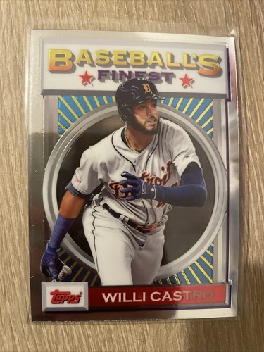 2020 Topps Baseball’s Finest Flashbacks #45 WILLI CASTRO Detroit Tigers ...