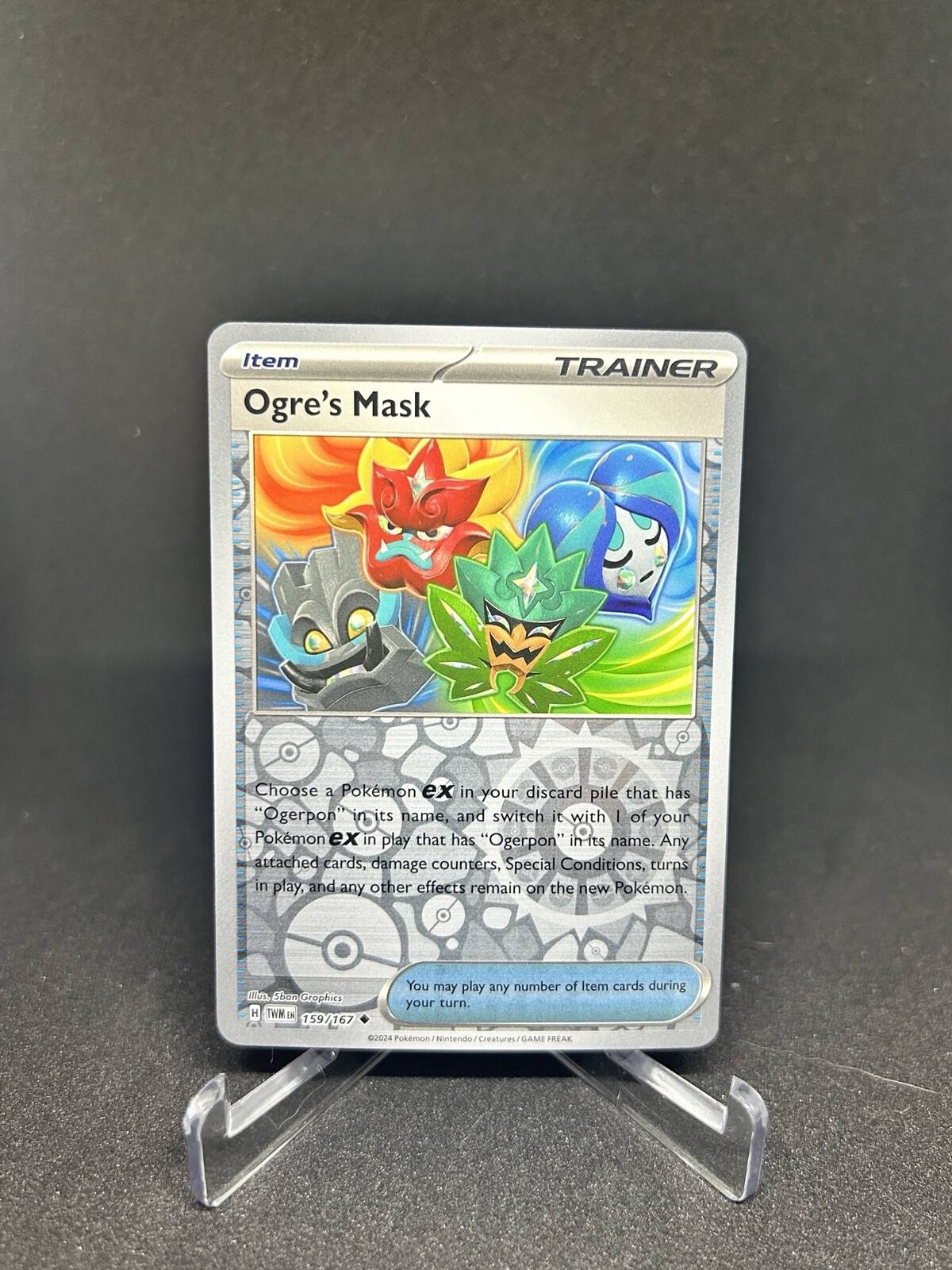 M/NM Ogre’s Mask 159/167 Uncommon Reverse Holo Twilight Masquerade ...