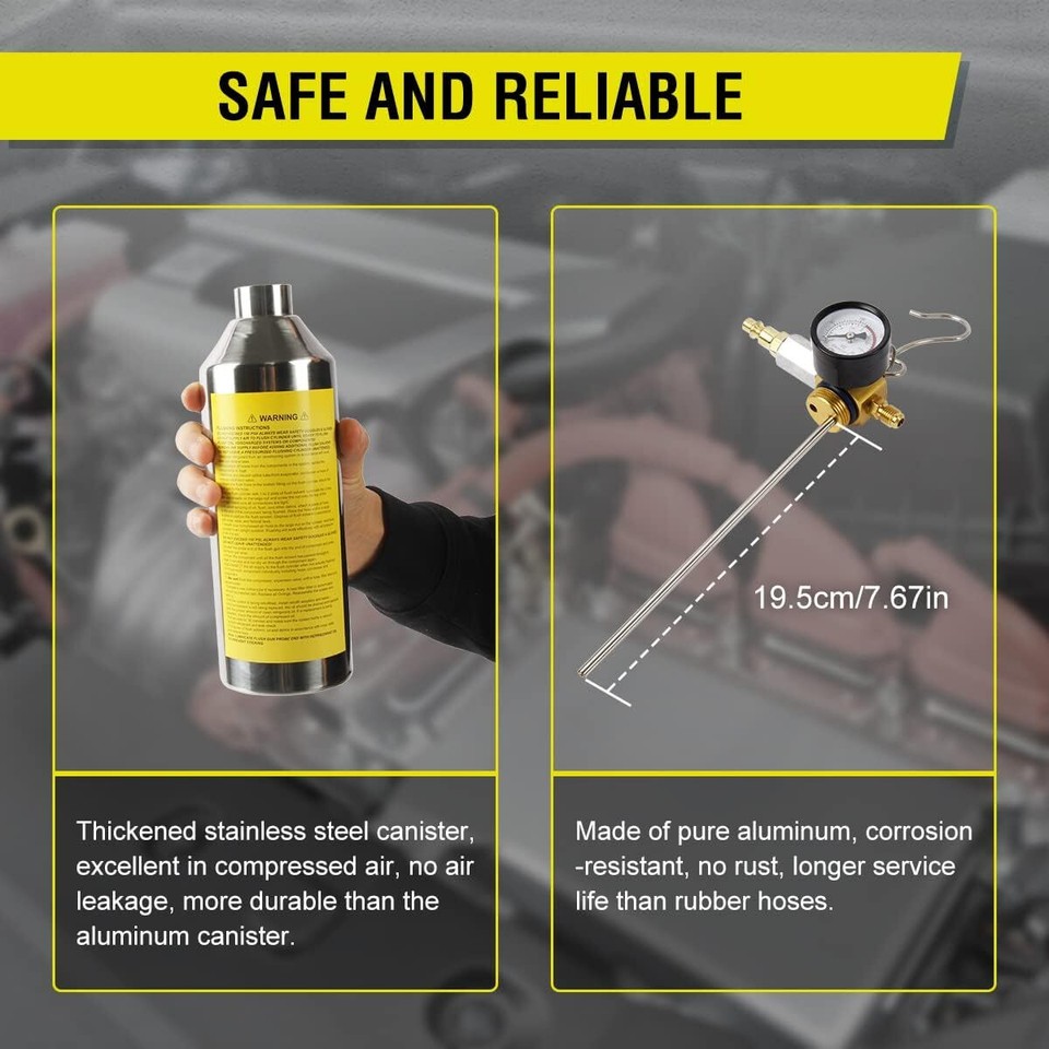 AC Flush Kit Home A/C Flush Tool Automotive HVAC Flush Kit Thickened ...