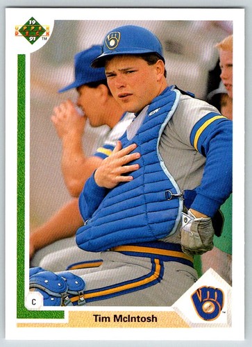 1991 UPPER DECK TIM MCINTOSH MILWAUKEE BREWERS #547 | eBay