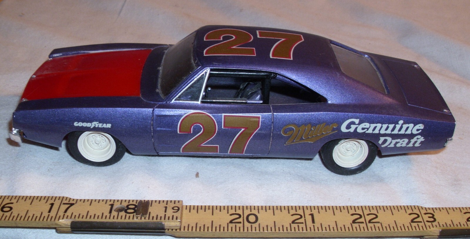 AMT 1970 DODGE CHARGER MODIFIED STOCKER RACE CAR MODEL KIT BUILT UP | eBay