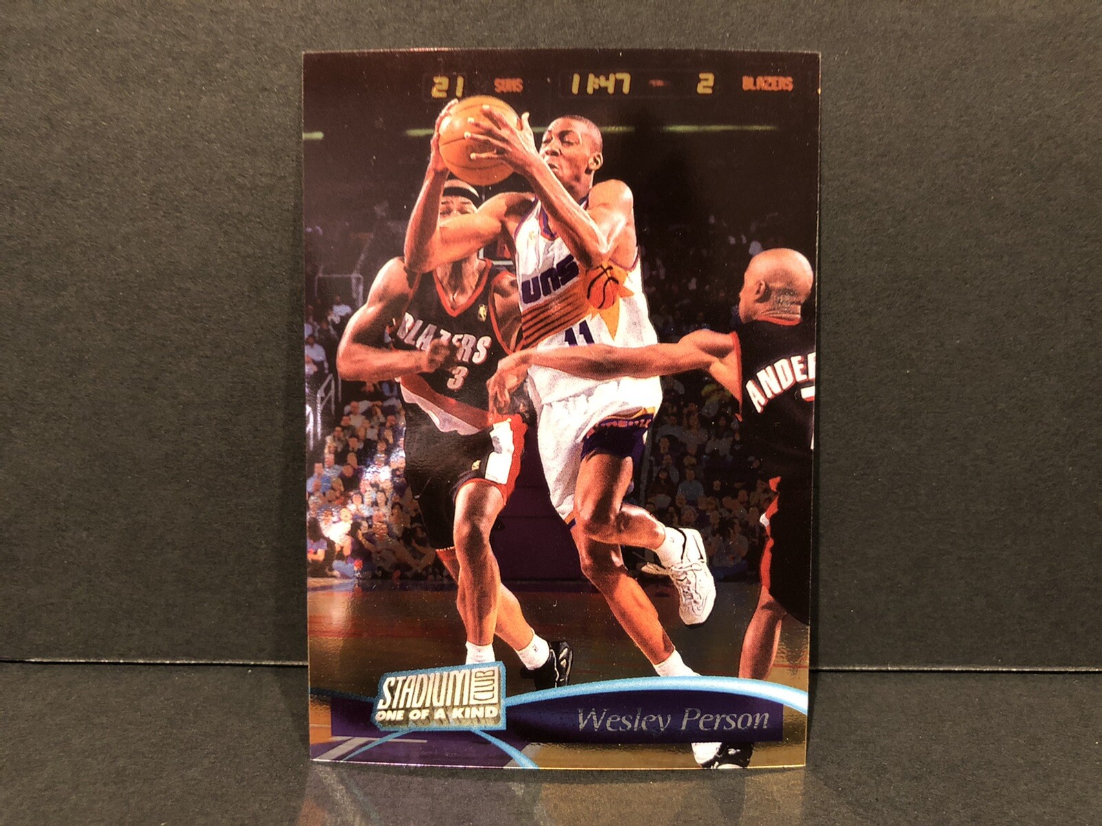 1997-98 Stadium Club One Of A Kind #81 Wesley Person /150 Phoenix Suns ...