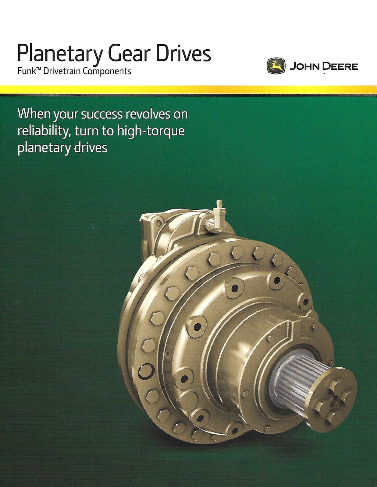 Equipment Brochure - John Deere - Funk Planetary Gear Drives - c2016 ...
