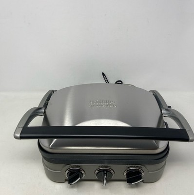 Cuisinart Griddler 5-in-1 GR-4N - Brushed Stainless Steel, 13.5" x 11.5 ...