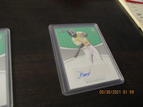 kyle henley rookie auto leaf 2022 green numbered/10 perfect game | eBay