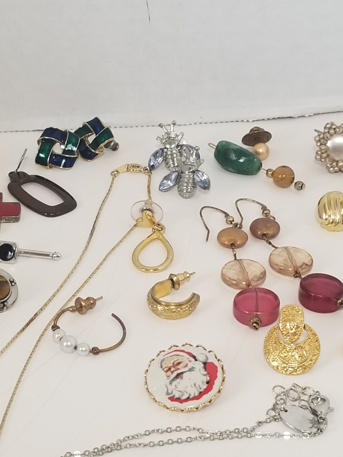 Junk Drawer Jewelry Lot UNTESTED Necklaces Earrings Etc | eBay