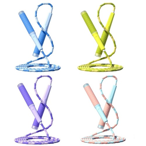 Beads Jumping Rope, Adjusted Segmented Fitness Skipping Rope for Women ...