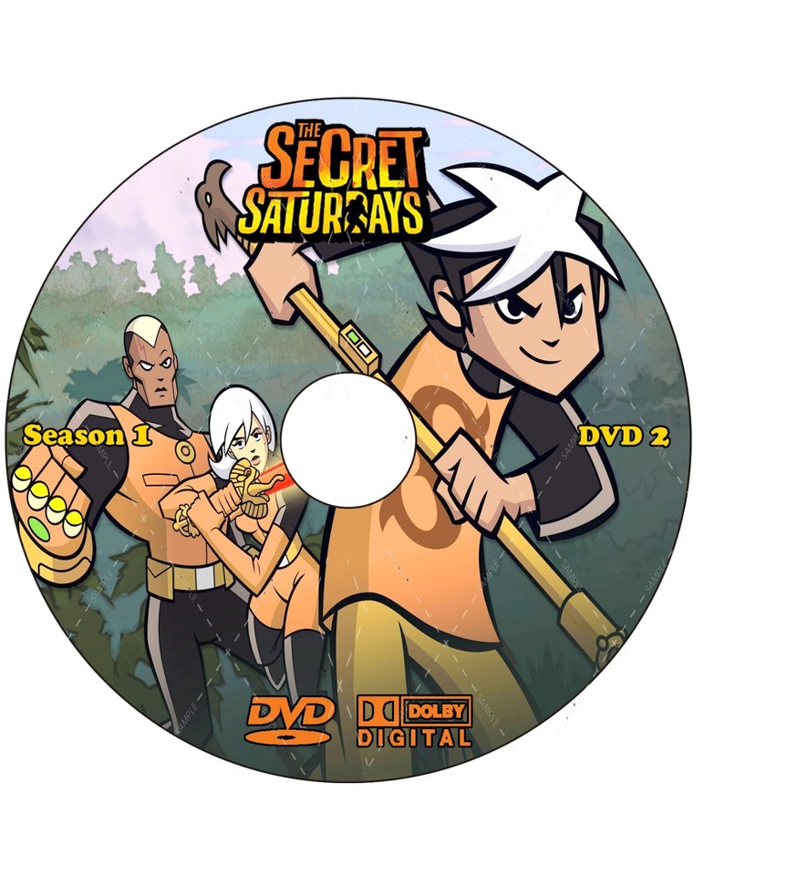 The Secret Saturdays Animated Series Season 1-3 Episodes 1-36 English ...