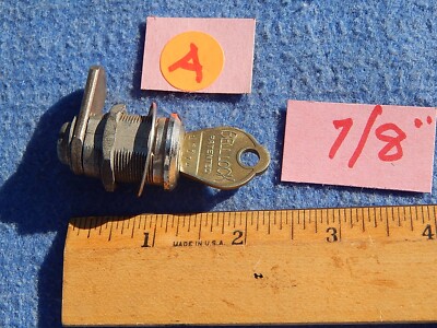 1940s 1950s Keeney Genco United Lock & Key 7/8 inch - Bell Lock 1C 774 ...