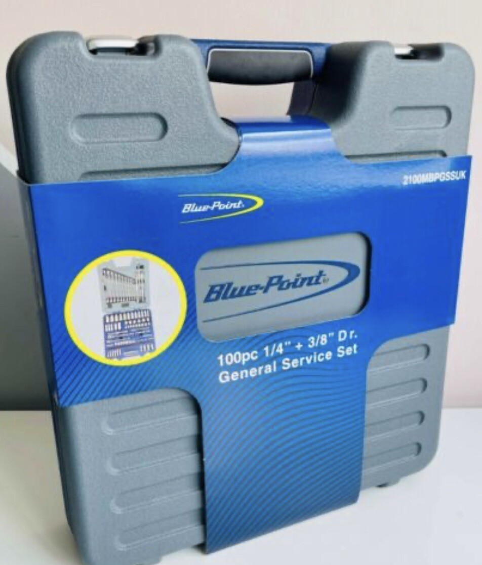Blue-Point 100 Piece 1/4" & 3/8"dr Metric General Service Set ...