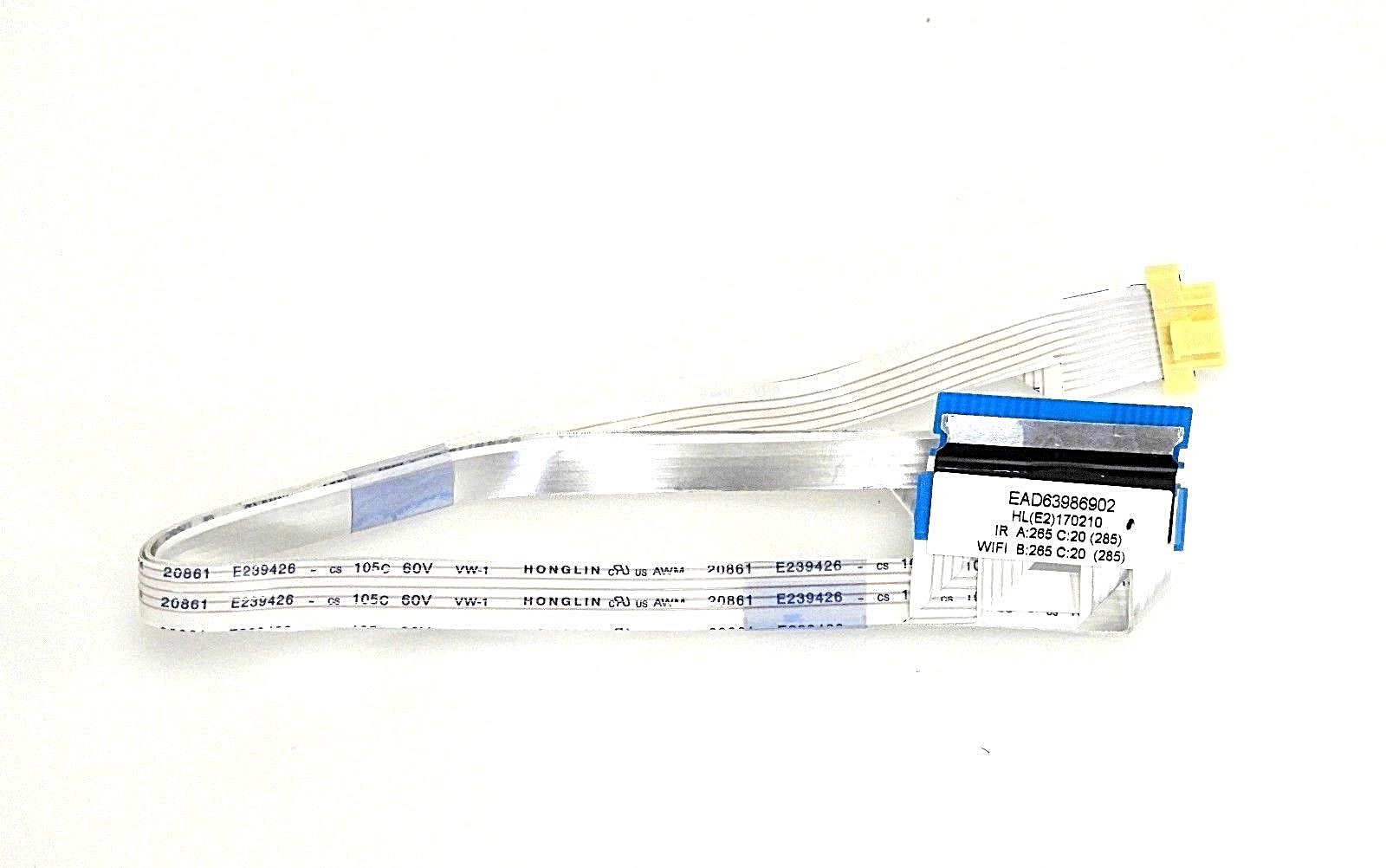 LG 43UJ6300 Main Board To Power Button / WI-FI LVDS Cable EAD63986902 ...