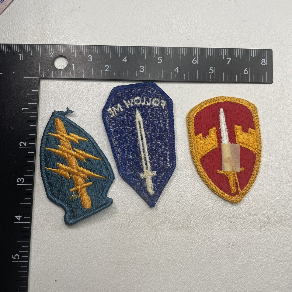 3 Sword Theme Patches United States Army (Inc. Infantry Training School ...