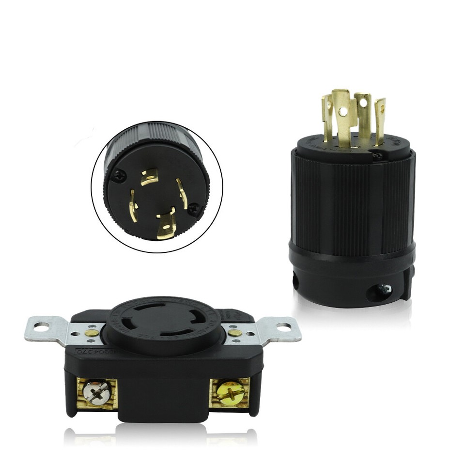 2PCS Generator Rv Ac Plug Socket L14-30 120V 220V Male and Female ...