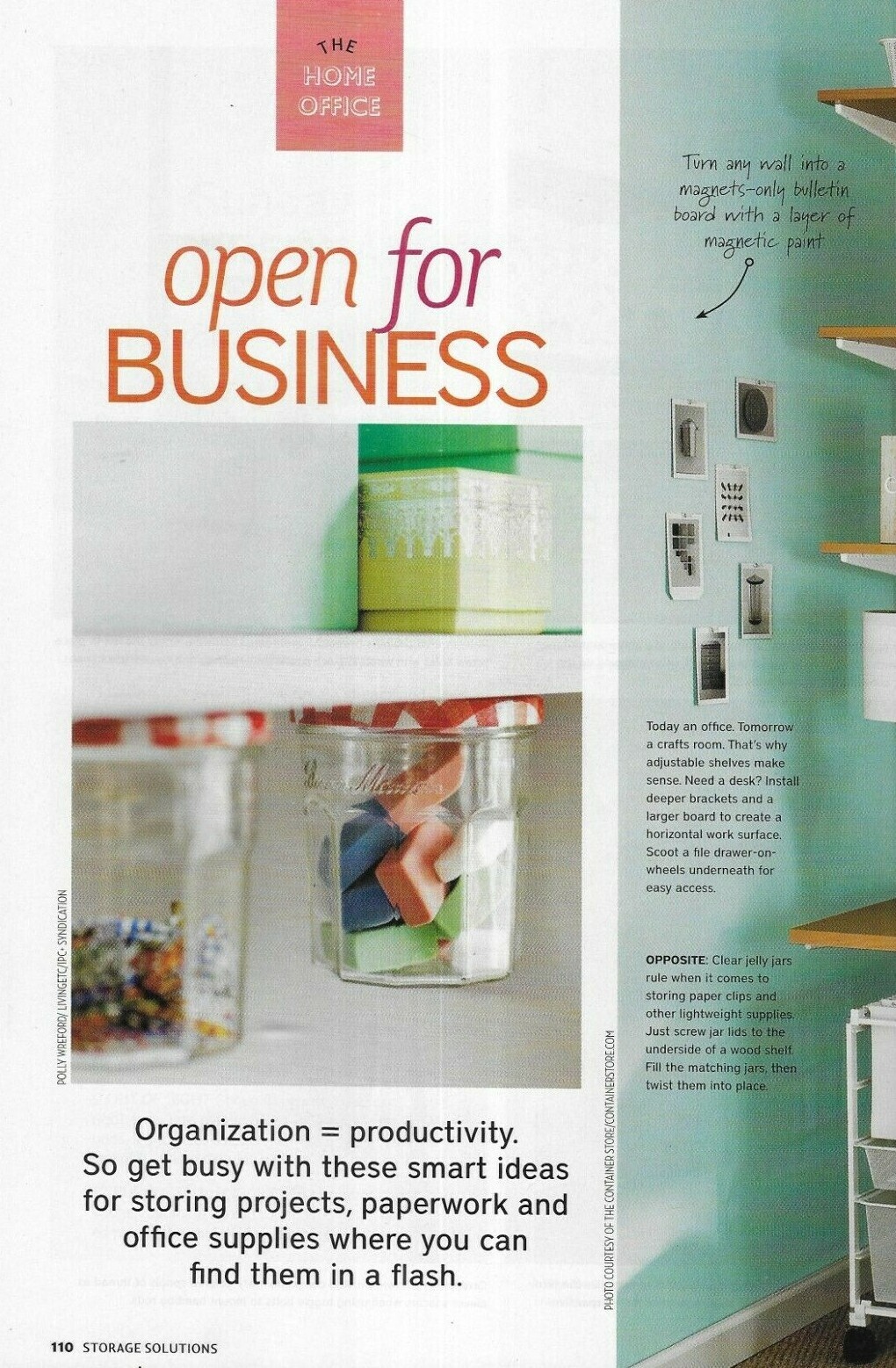 Storage Solutions Magazine Home Offices Cabinets Closets Pantry Kids ...
