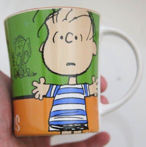 New Peanuts Cartoon Linus Coffee Mug Collectible Gibson Microwave Safe ...