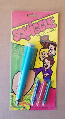 1993 HART TOYS SQUIGGLE WIGGLE WRITER MOTORIZED PEN-NIP RADIO-SHACK HON KONG | eBay