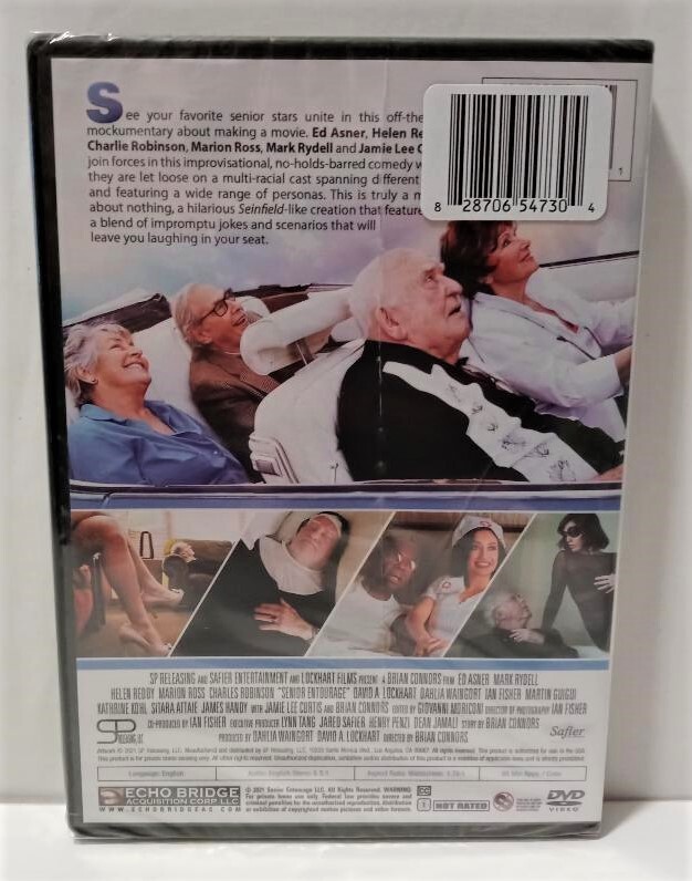Senior Entourage - New DVD - 2021 - Ed Asner, Helen Reddy, Jamie Lee ...