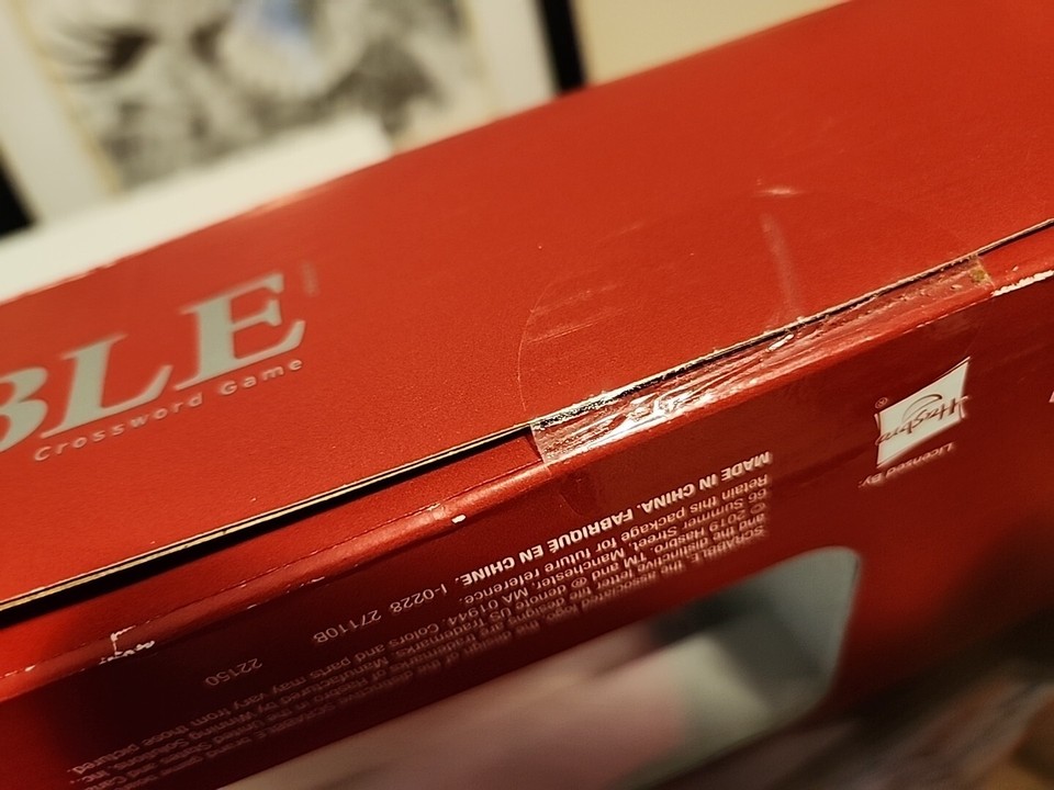 Winning Solutions Scrabble Glass Edition Board Game w/ Rotating Base ...