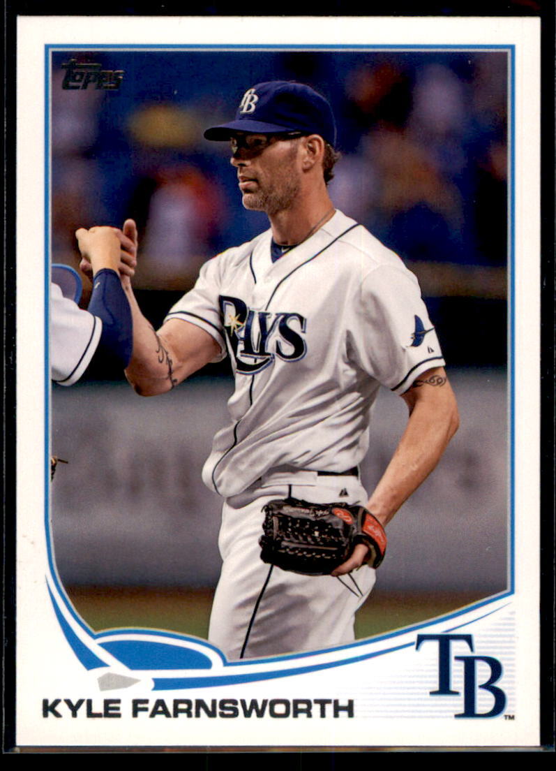 2013 Topps Kyle Farnsworth #168 Tampa Bay Rays | eBay