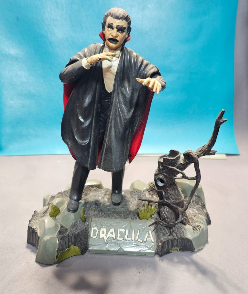 Vintage 1962 Aurora Dracula Model Kit Built Up Painted Universal ...