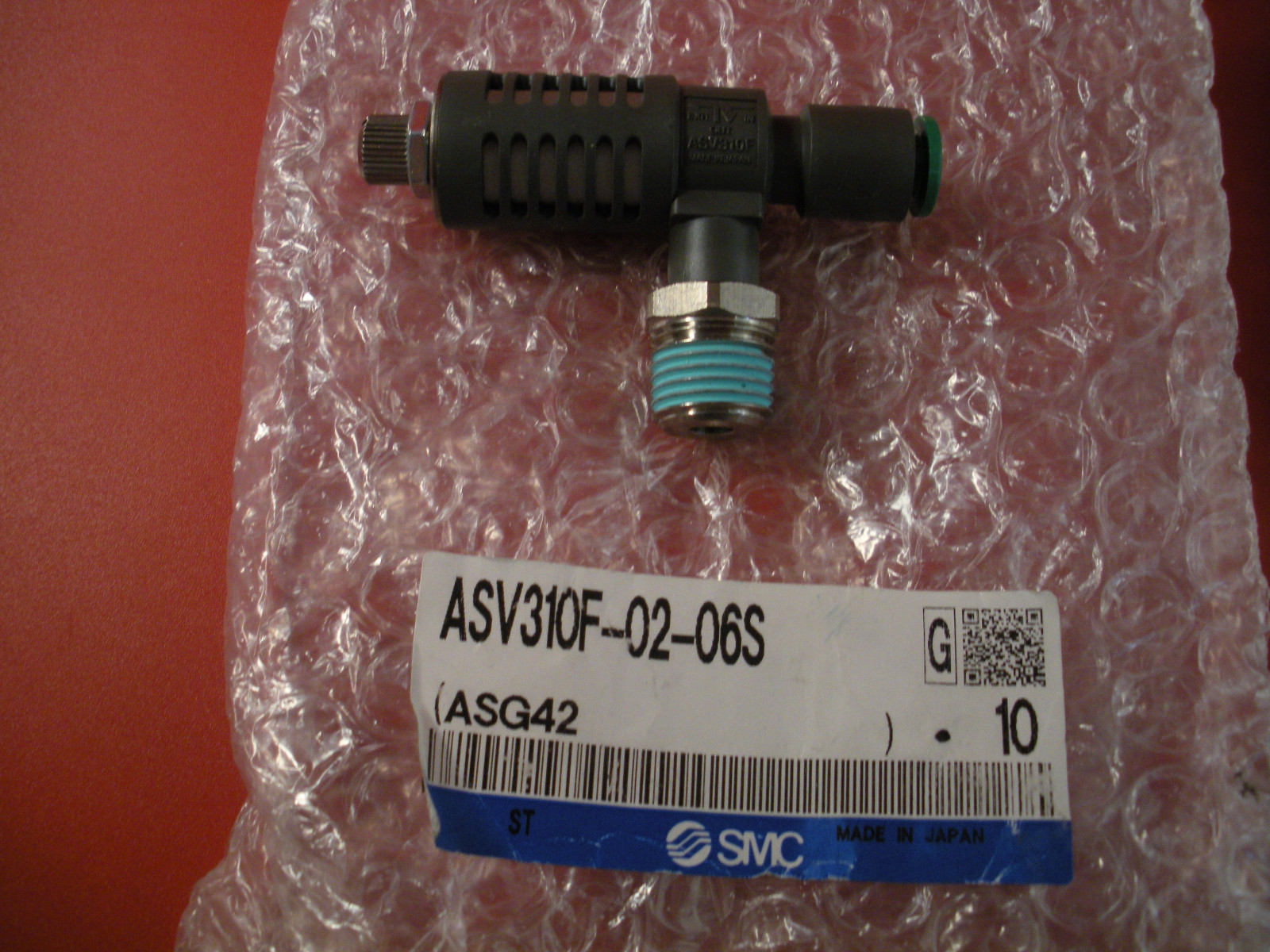 SMC ASV310F-02-06S Lot of (10) Speed Exhaust Flow Controller ...