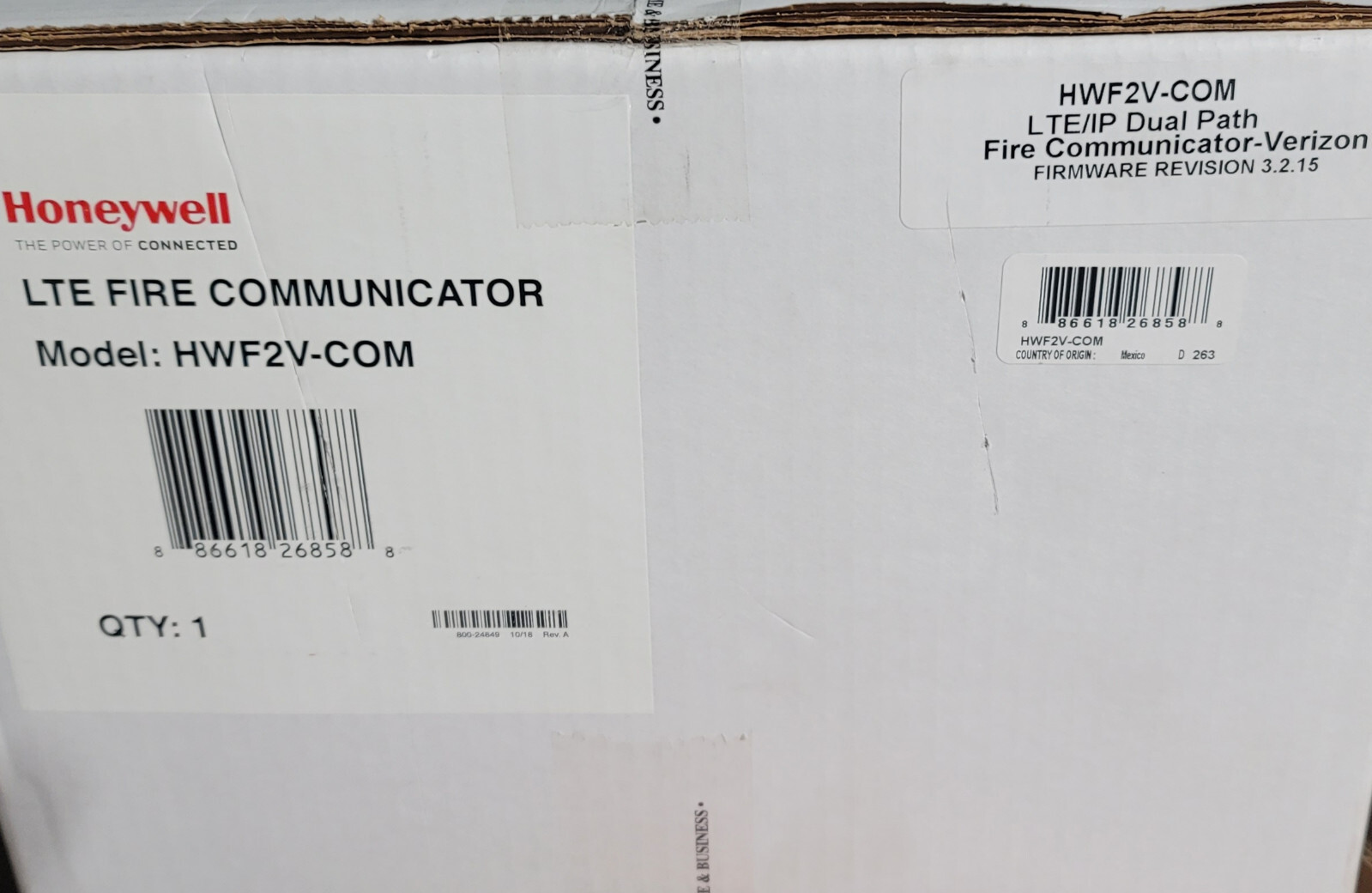 HONEYWELL HWF2V-COM - Dual Path Commercial Fire Communicator (Verizon ...