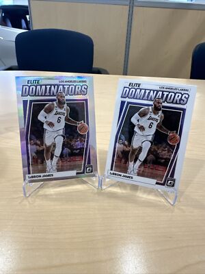 2022-23 Panini Donruss Optic LeBron James Elite Dominators #22 Silver ...