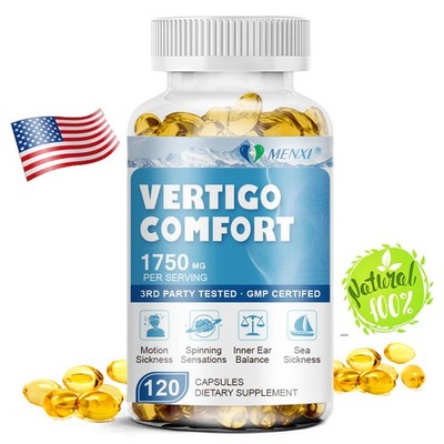 Vertigo Comfort Capsules 1750mg - Dizziness Relief Supplements, Body ...