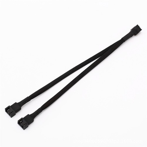 27cm 4 Pin 1 to 2 Way PWM Case PC Fan Splitter Cable Hub Power Adapter ...