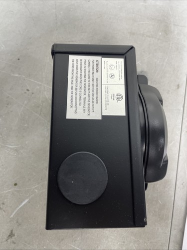 INTERTEK 50 Amp RM50PB Generator Power Inlet Box 125/250vac 6250/12500w ...