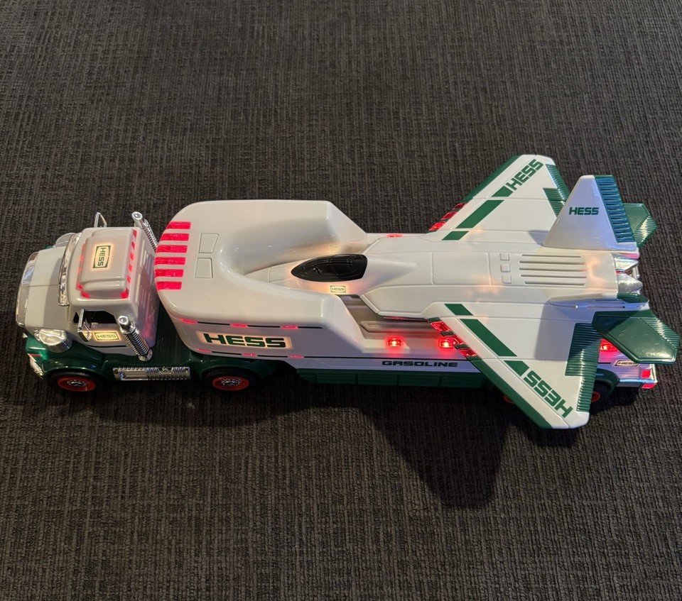 Rare Vintage 2010 Hess Toy Truck And Jet Airplane With Original Box | eBay